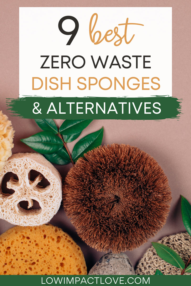 9 Best Zero Waste Dish Sponges & Alternatives to Clean Green - Low ...